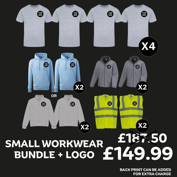 Small workwear bundle + Free Logo – theprinthive